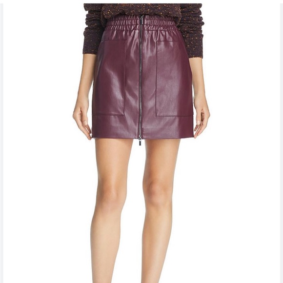 French Connection | Skirts | French Connection Fauxleather Mini Skirt ...